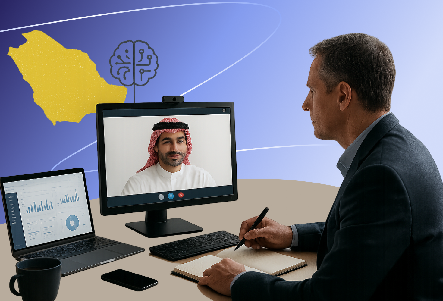 Gulf Hiring. The New Edge. With AI-Powered One-Way Interviews.
